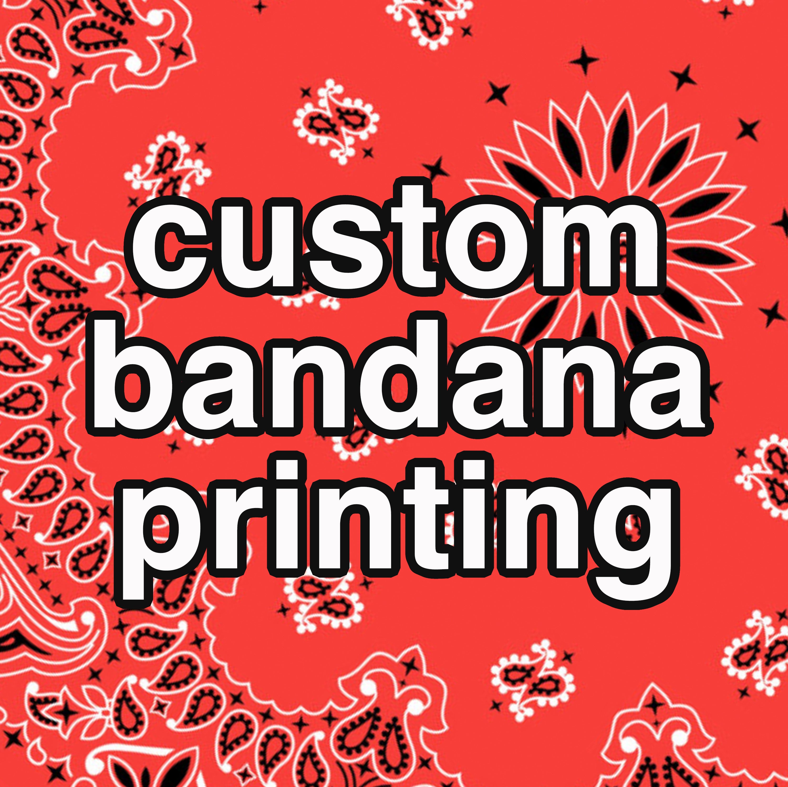 Custom Bandana Printing – Crafty Fabrics